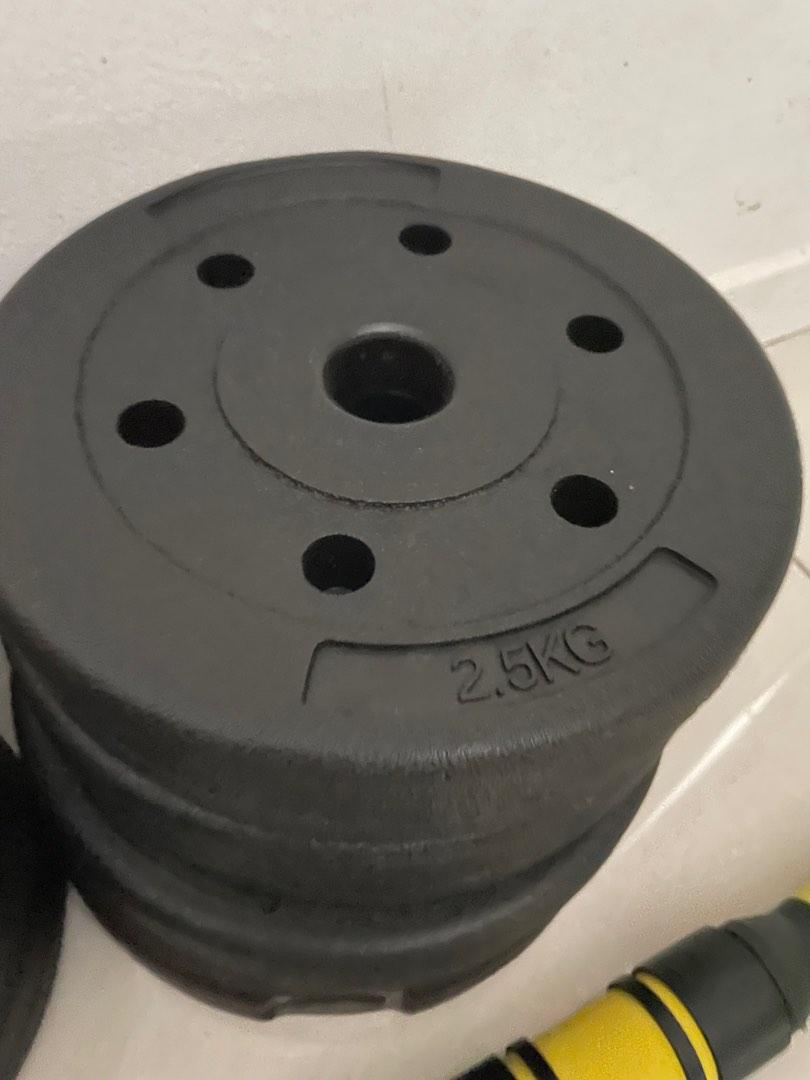 Barbell weights plates set - 30kg, Sports Equipment, Exercise & Fitness ...