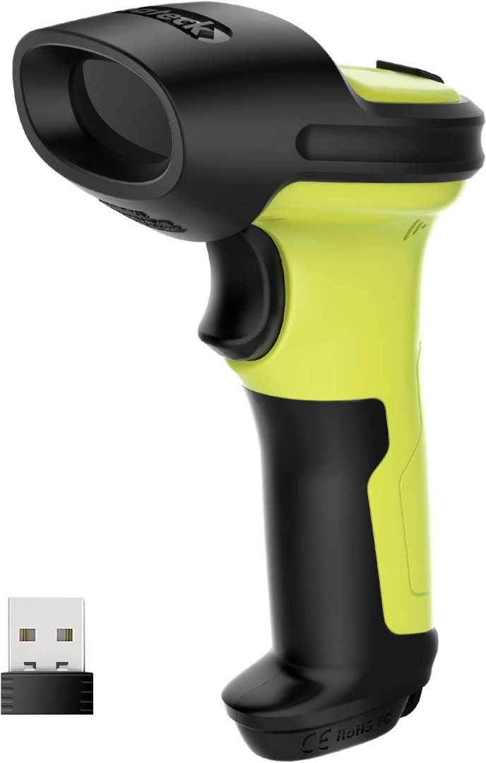 Barcode Scanner, Inateck Wireless Scanner, 2600mAh Battery, 35M Range ...