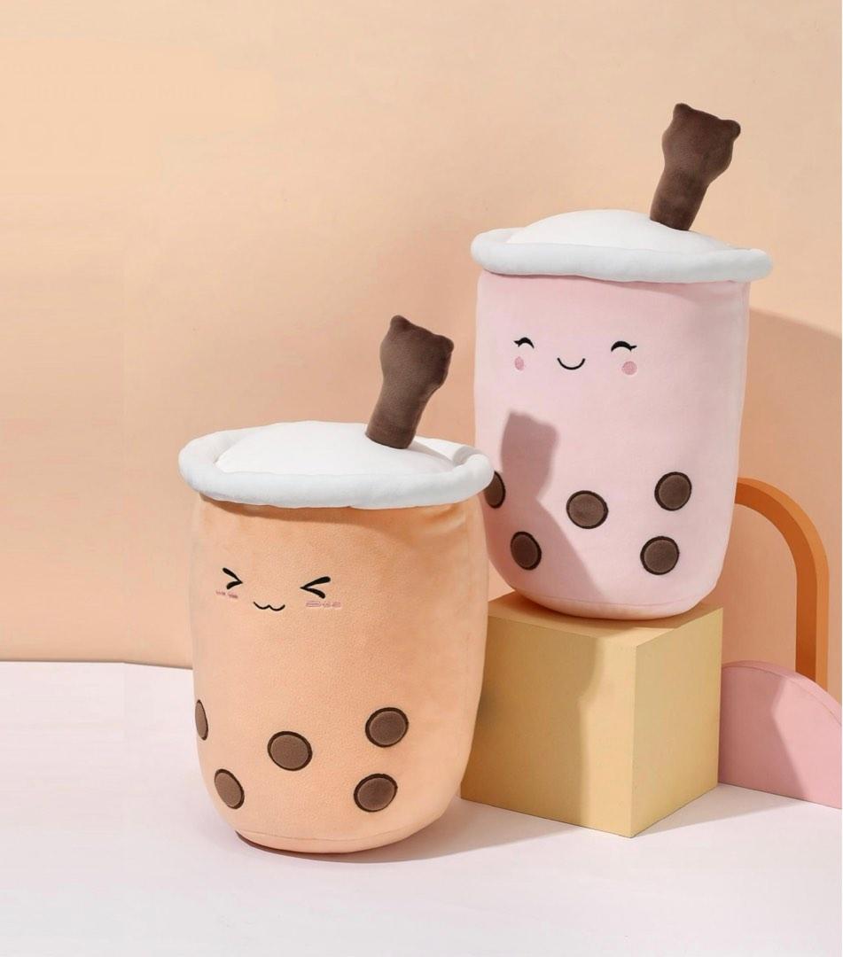 Beverage Plush Toy by Miniso (Strawberry Milkshake Milk Tea), Hobbies ...