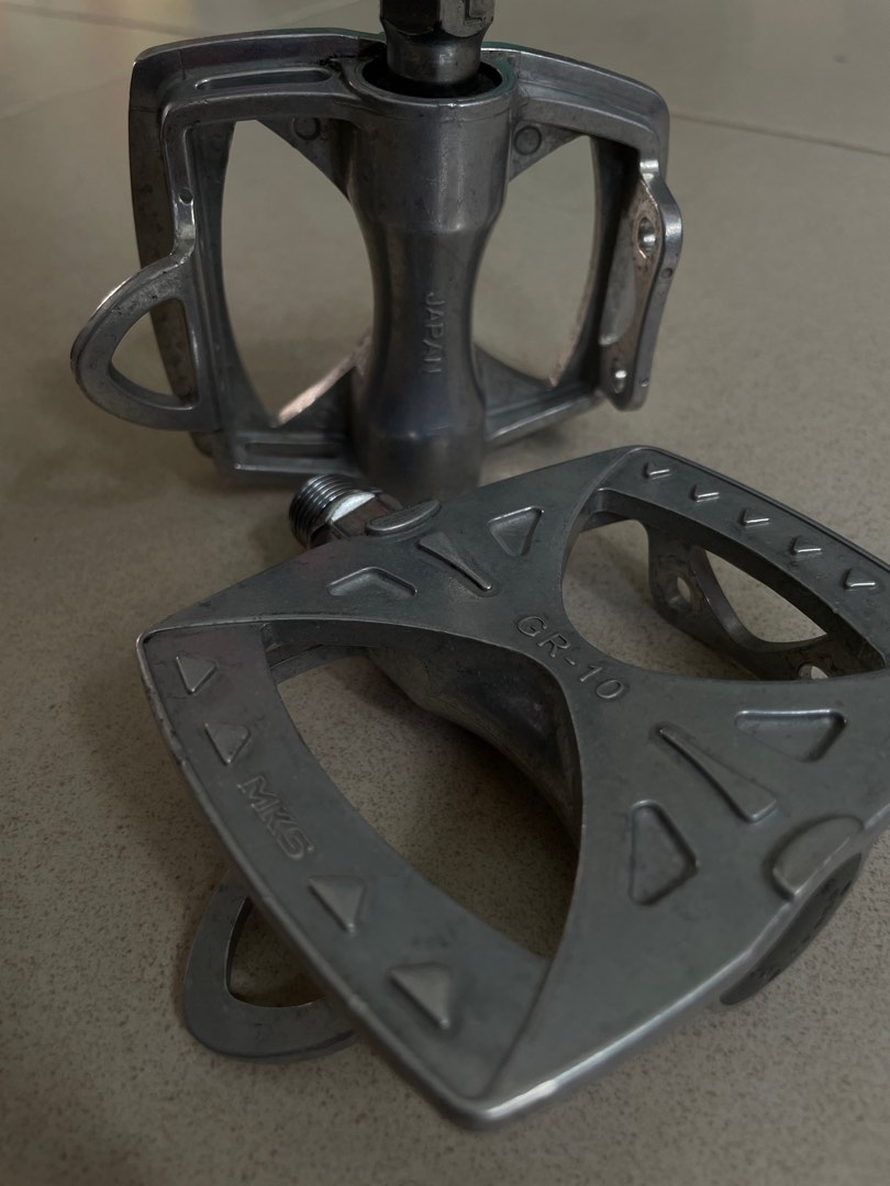 Bicycle Pedal (MKS GR10) Japan, Sports Equipment, Bicycles & Parts ...