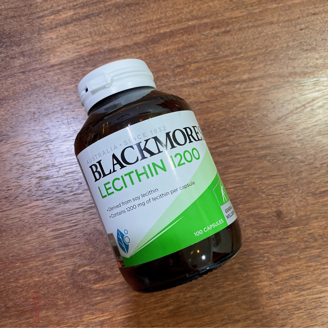 Blackmores Lecithin 1200 (100 capsule), Health & Nutrition, Health ...