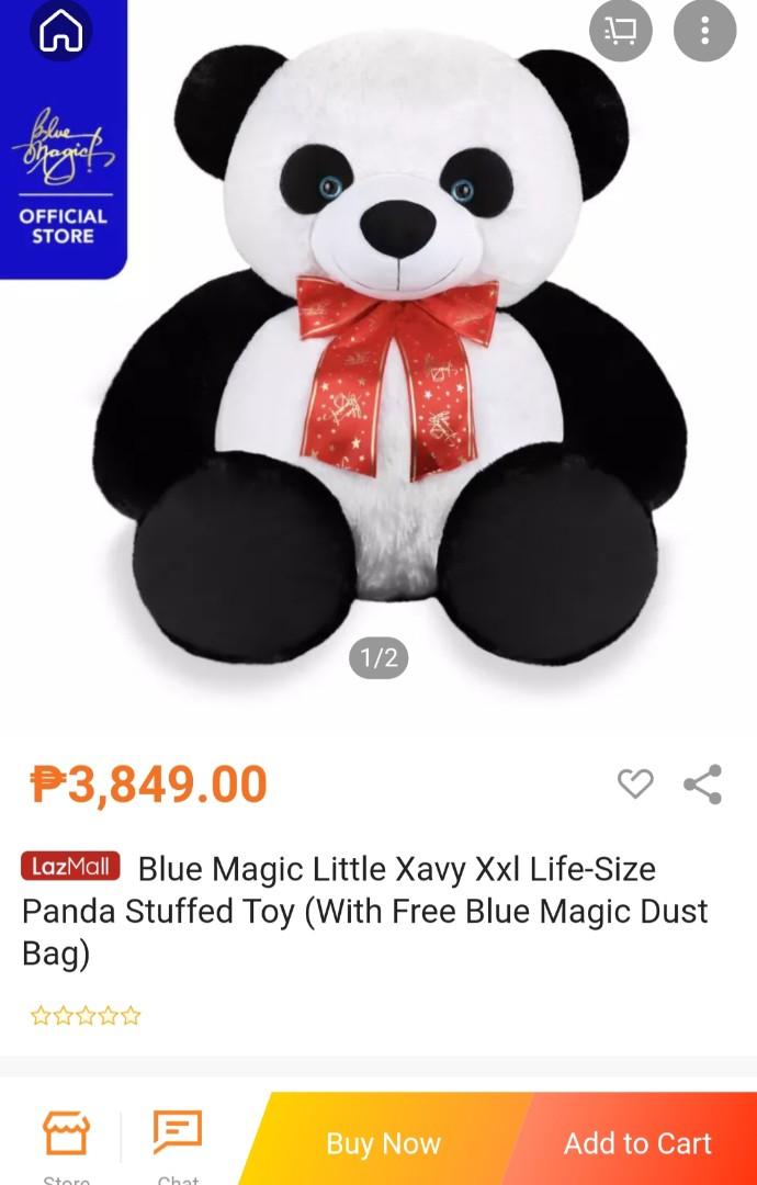 Blue Magic Life-Size Panda Stuffed Toy, Hobbies & Toys, Toys & Games on ...