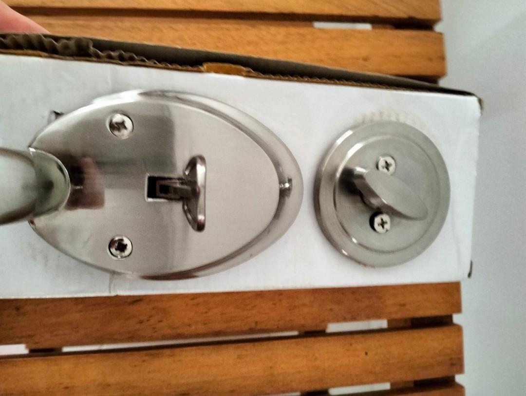 Brand new Melon lock set for main door, Furniture & Home Living ...