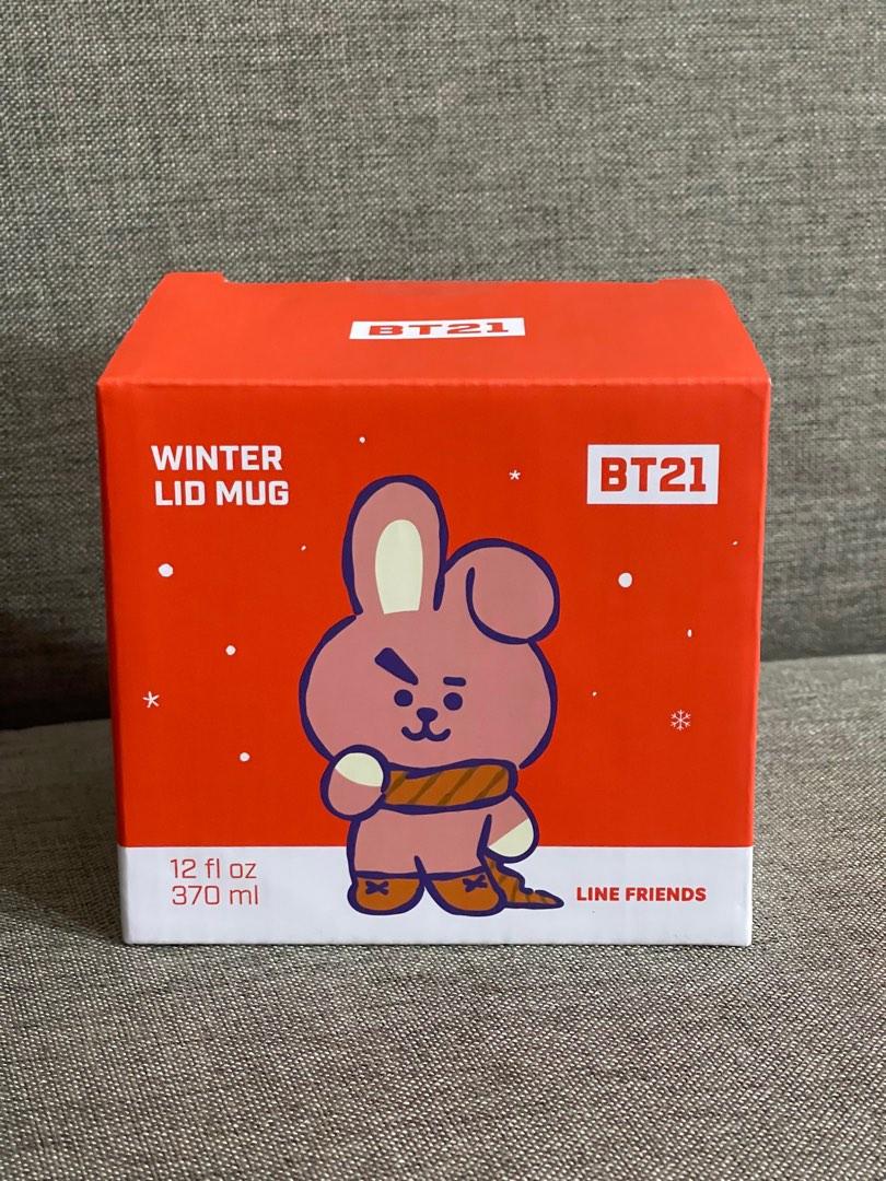 BT21 official winter lid mug - cooky, Hobbies & Toys, Memorabilia ...