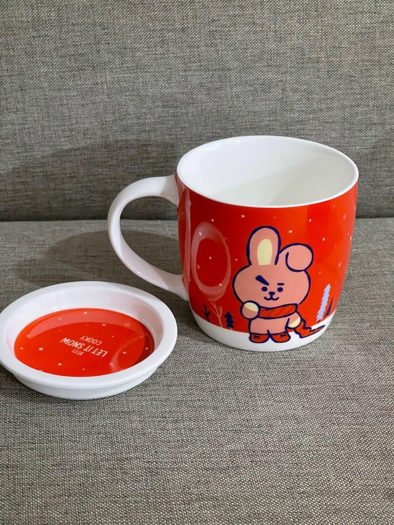 BT21 official winter lid mug - cooky, Hobbies & Toys, Memorabilia ...