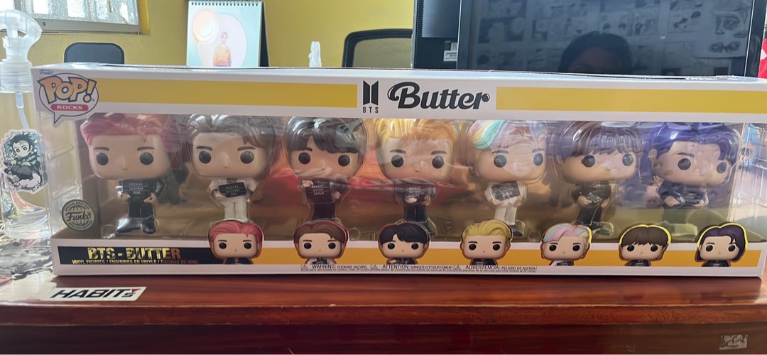 BTS Butter Funko Pop (7 Pack) - Swap, Hobbies & Toys, Toys & Games on Carousell