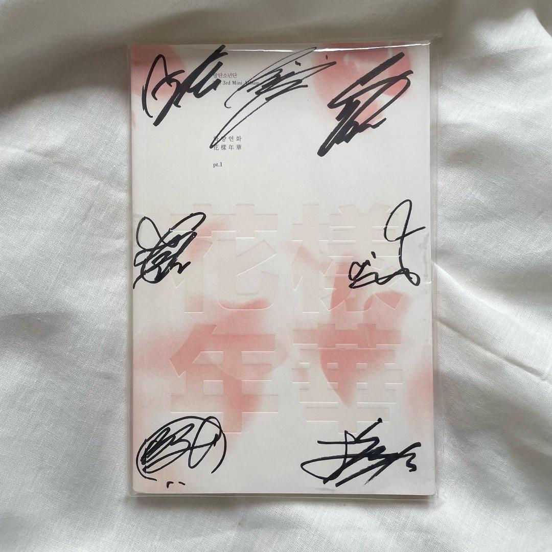 BTS hyyh pt. 1 signed album, Hobbies & Toys, Memorabilia & Collectibles ...