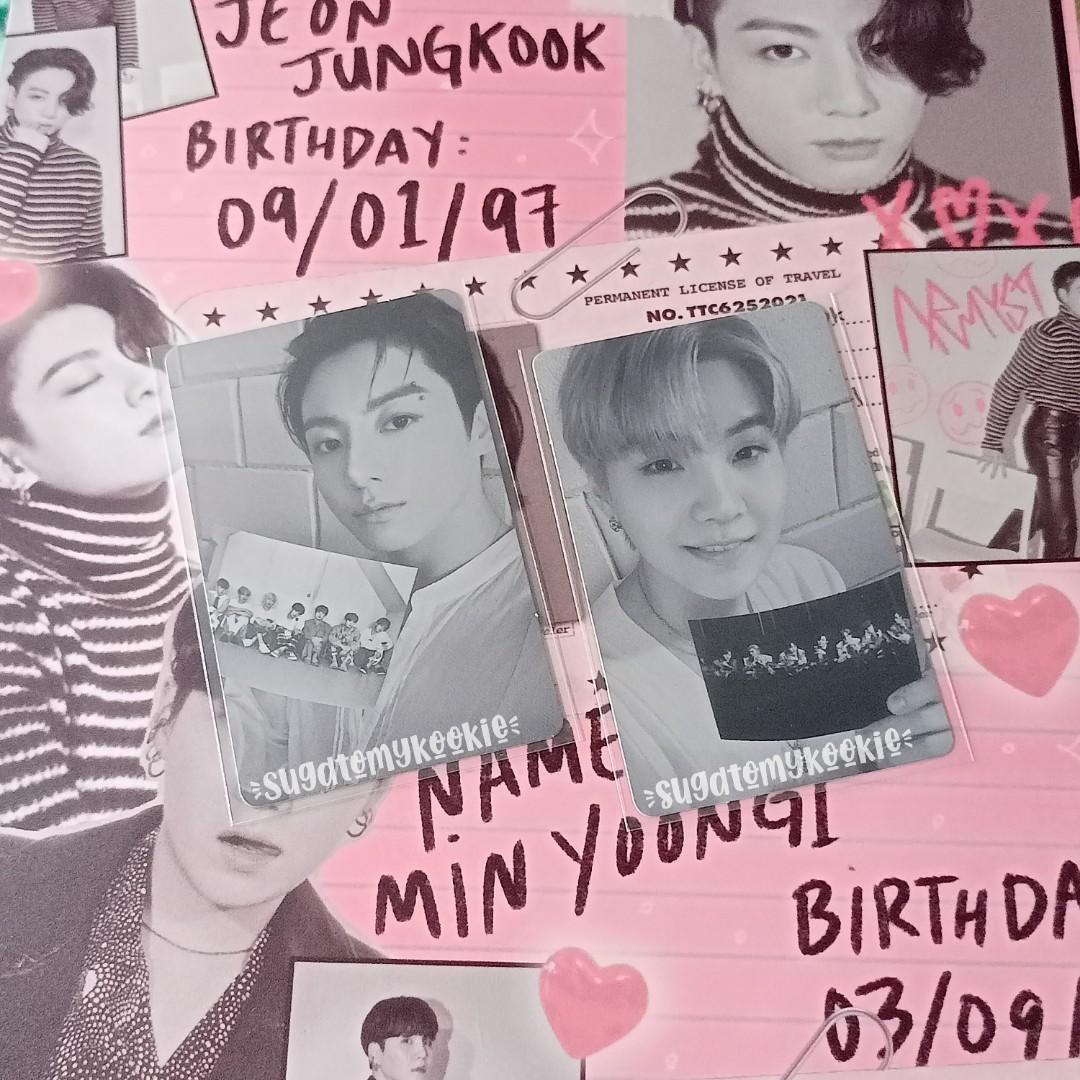 BTS Jungkook & Yoongi Proof Standard Photocard, Hobbies & Toys, Memorabilia & Collectibles, K ...