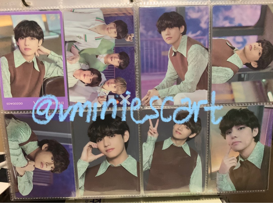 BTS Taehyung Tae V UNIT Sowoozoo SWZ Mini PC photocard set, Hobbies ...