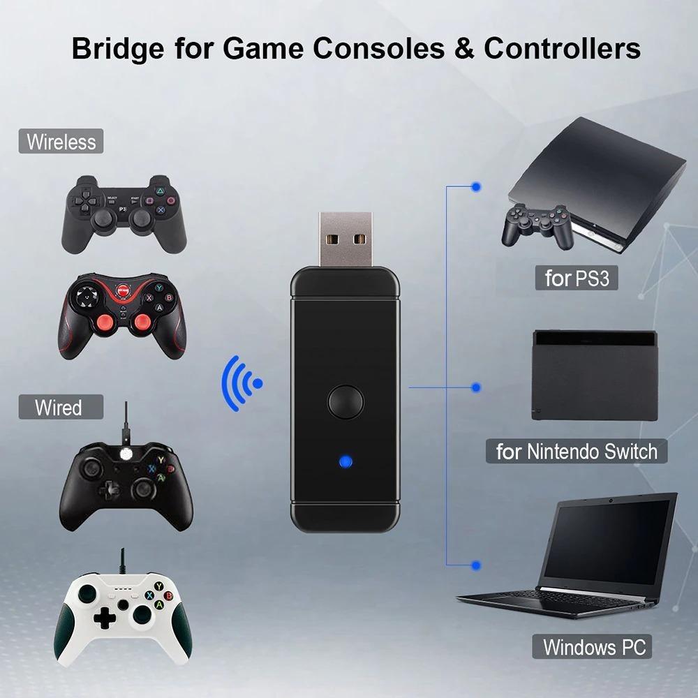 [C3633] JYS-NS130 Wireless Controller Adapter - Converter allows for ...