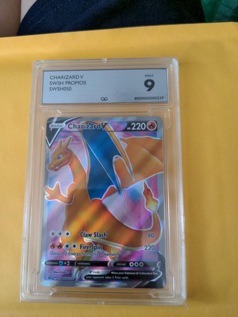 CAG 9 Charizard V, Hobbies & Toys, Toys & Games on Carousell