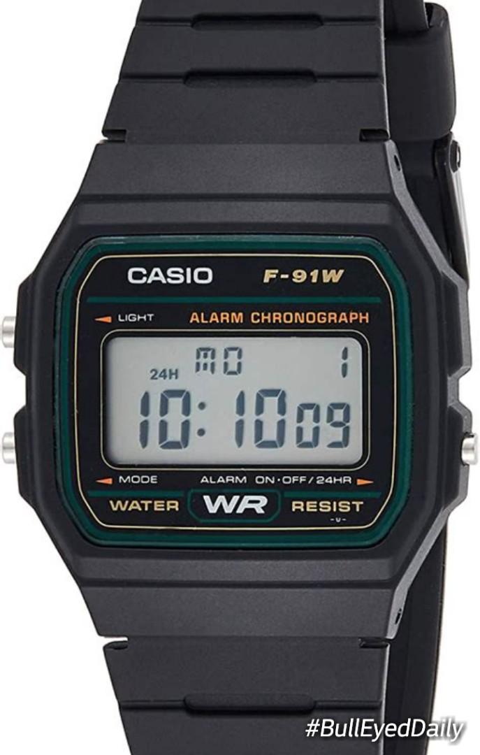 Casio Retro F-91W-3DG Resin, Women's Fashion, Watches & Accessories ...