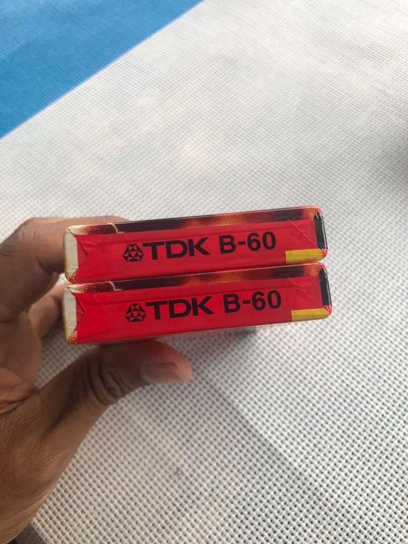 CASSETTE SEALED VINTAGE TDK B60 TYPE1 BLANK KASET, Hobbies & Toys ...