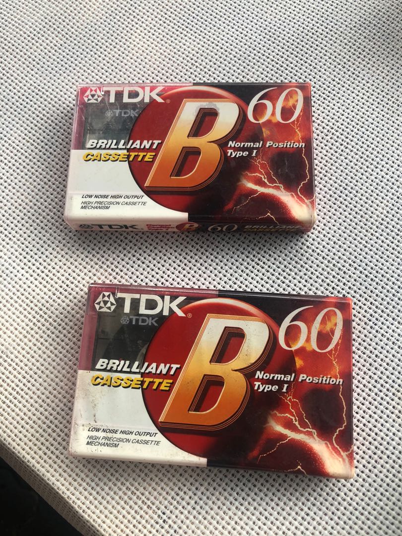 CASSETTE SEALED VINTAGE TDK B60 TYPE1 BLANK KASET, Hobbies & Toys ...
