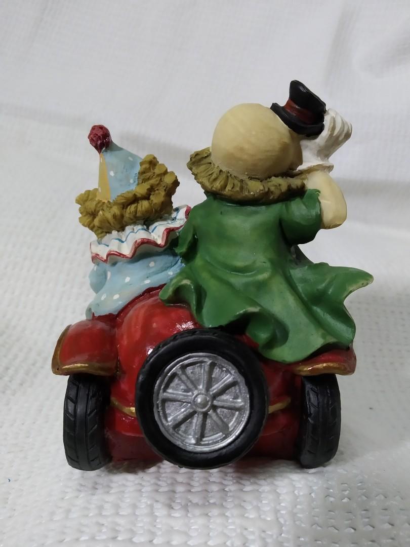 Ceramic Circus Clowns Drive Classic Car, Hobbies & Toys, Collectibles ...