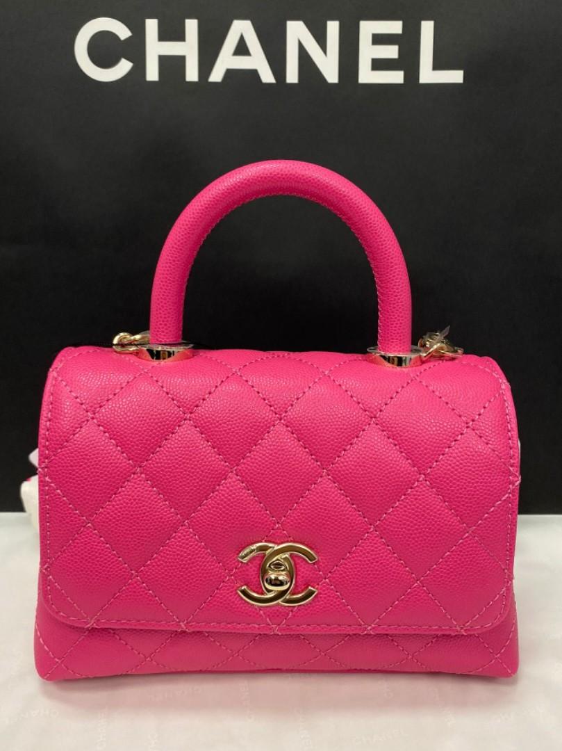 Chanel Mini Coco Handle, Luxury, Bags & Wallets on Carousell