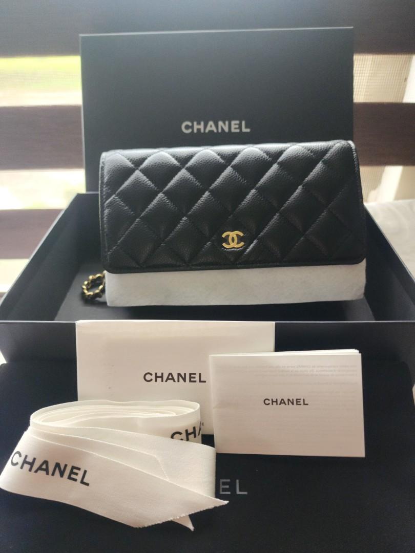 Chanel Woc Microchip Bnew!! COMPLETE!, Luxury, Bags & Wallets on Carousell