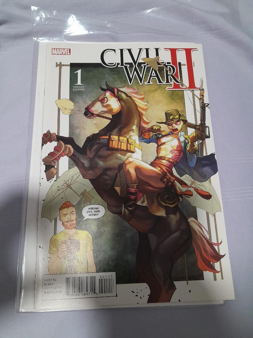 Civil War II #1 Gwenpool Key Book, Hobbies & Toys, Books & Magazines ...