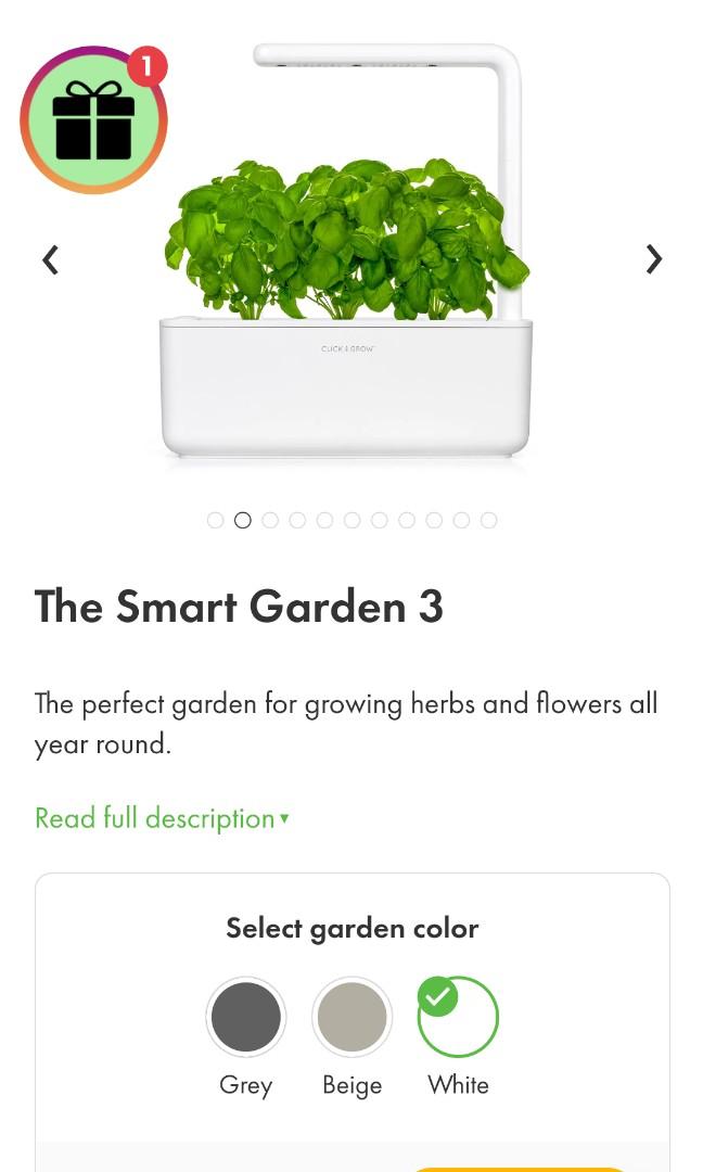 Click and grow 3 pod planter, Furniture & Home Living, Gardening, Pots ...