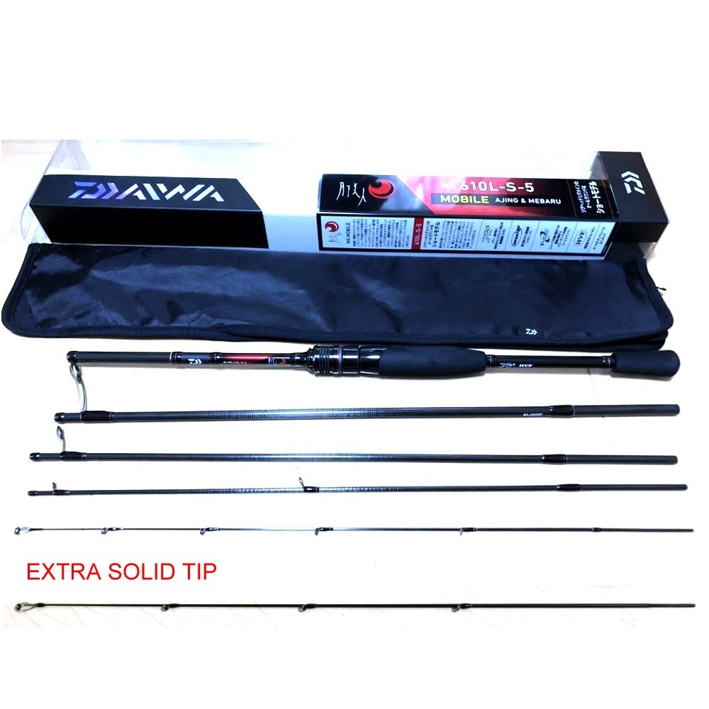 Daiwa 月下美人 Gekka Bijin Aji Ajing MX MB 610L-S-5 (Extra Customized Solid Tip), Sports Equipment ...