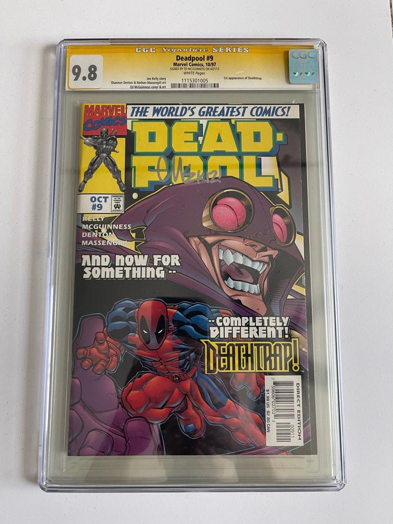 Deadpool #9 Signature series CGC 9.8, Hobbies & Toys, Books & Magazines ...