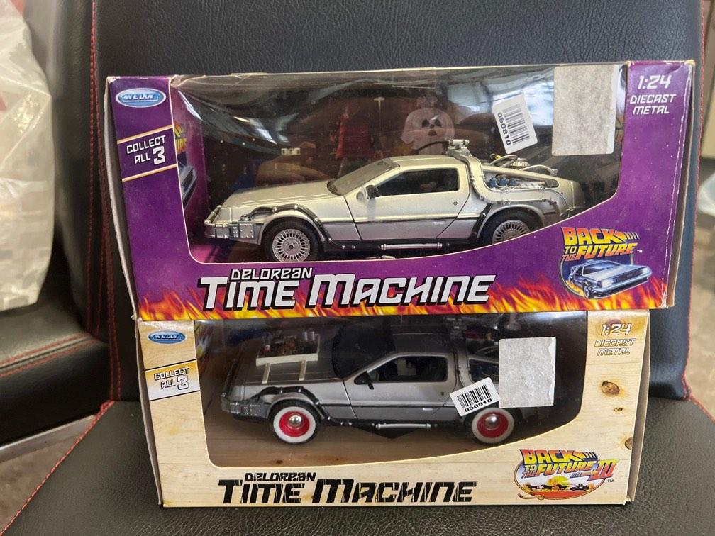 Car Replica Delorean Time Machine 2/3 of the set still in box 10/10 ...