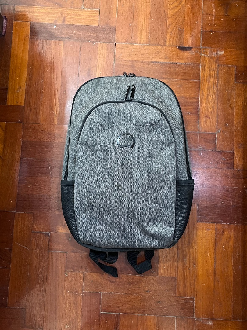 Delsey Esplanade Ultra Light 14 inch Lockable Grey Backpack BNWT, Men's ...