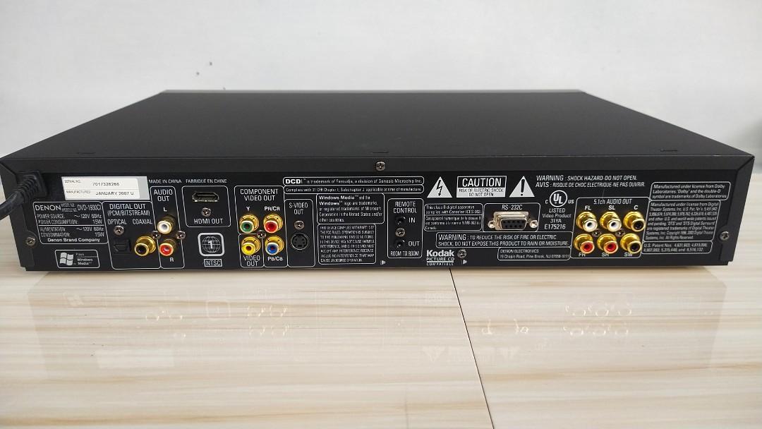DENON DVD AUDIO VIDEO PLAYER, Audio, Soundbars, Speakers & Amplifiers ...
