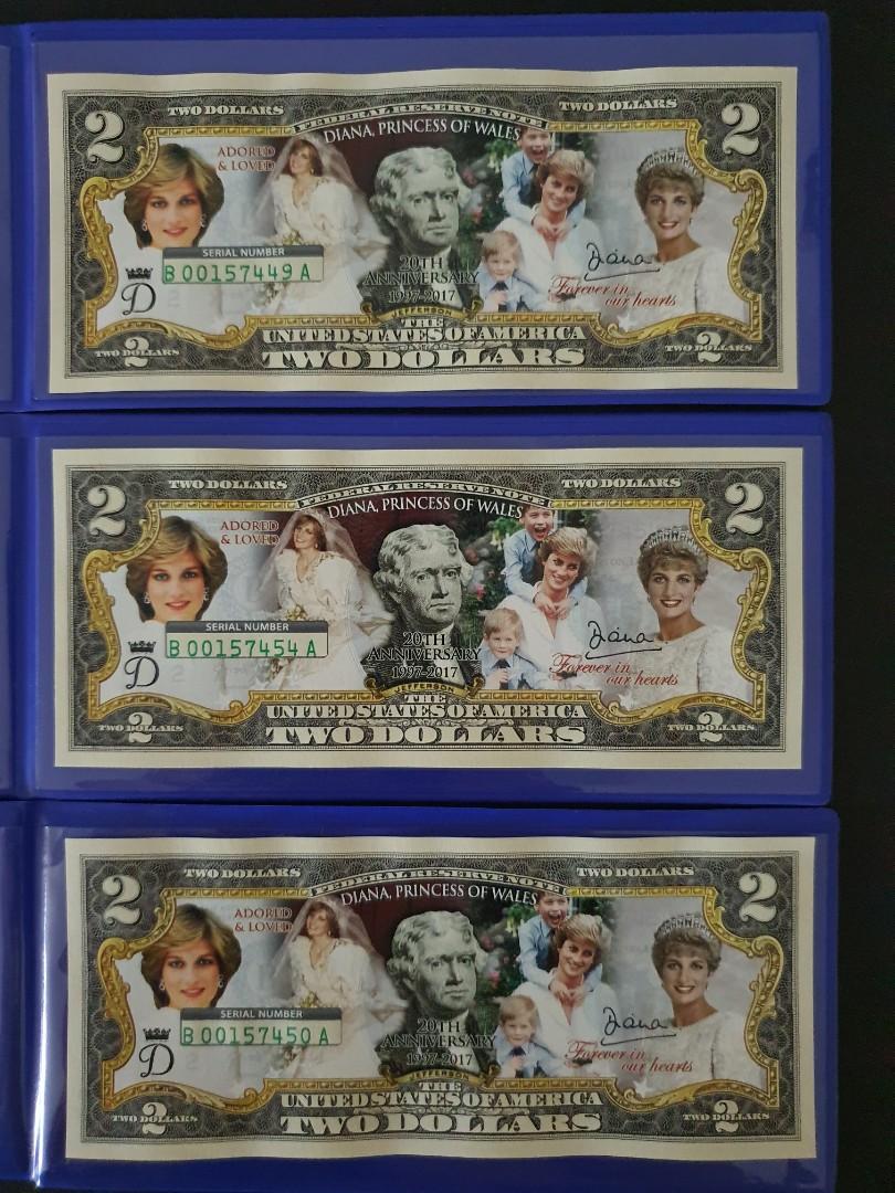 *Diana!!! *Princess Of Wales!!! *20th Anniversary *1997-2017*!!! USD $2 ...