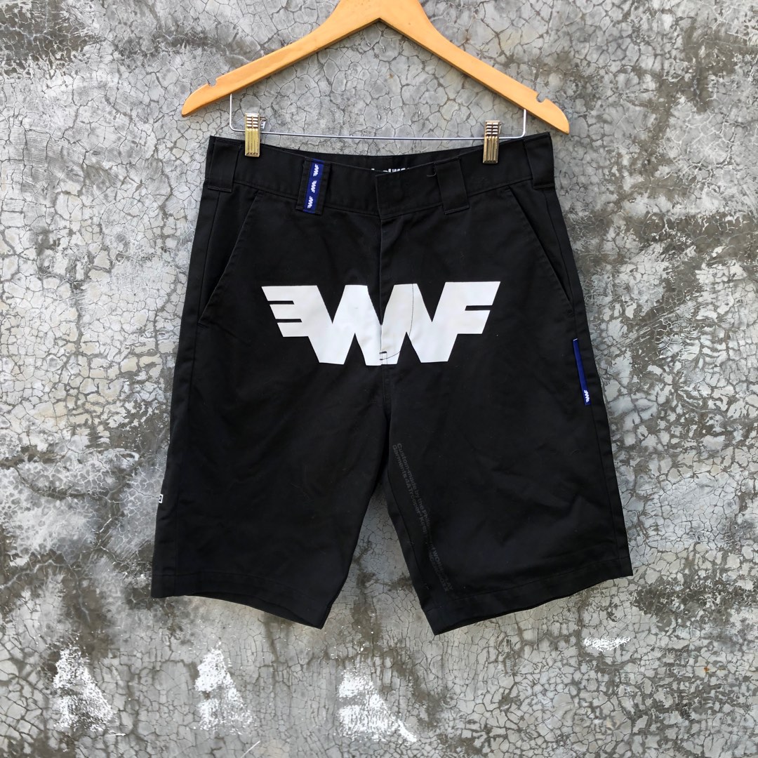 Dickies x fingercroxx x Work n Play x Waf shorts, Men's Fashion, Bottoms, Shorts on Carousell