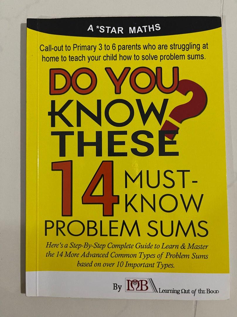 Do You Know These? 14 Must Know Problem Sums, Hobbies & Toys, Books ...