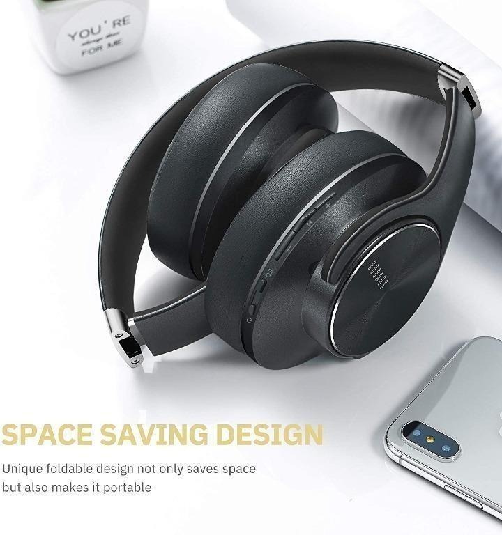 DOQAUS Bluetooth Headphones Over Ear, [52 Hrs Playtime] Wireless ...