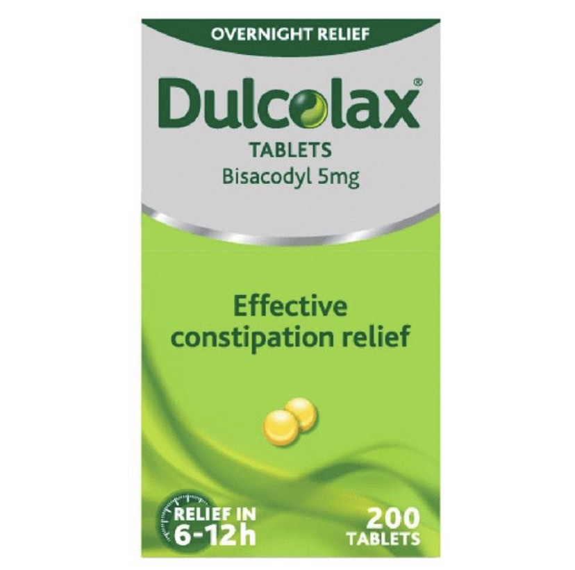 DULCOLAX TABLETS 5MG 200S, CONSTIPATION RELIEF, Health & Nutrition ...