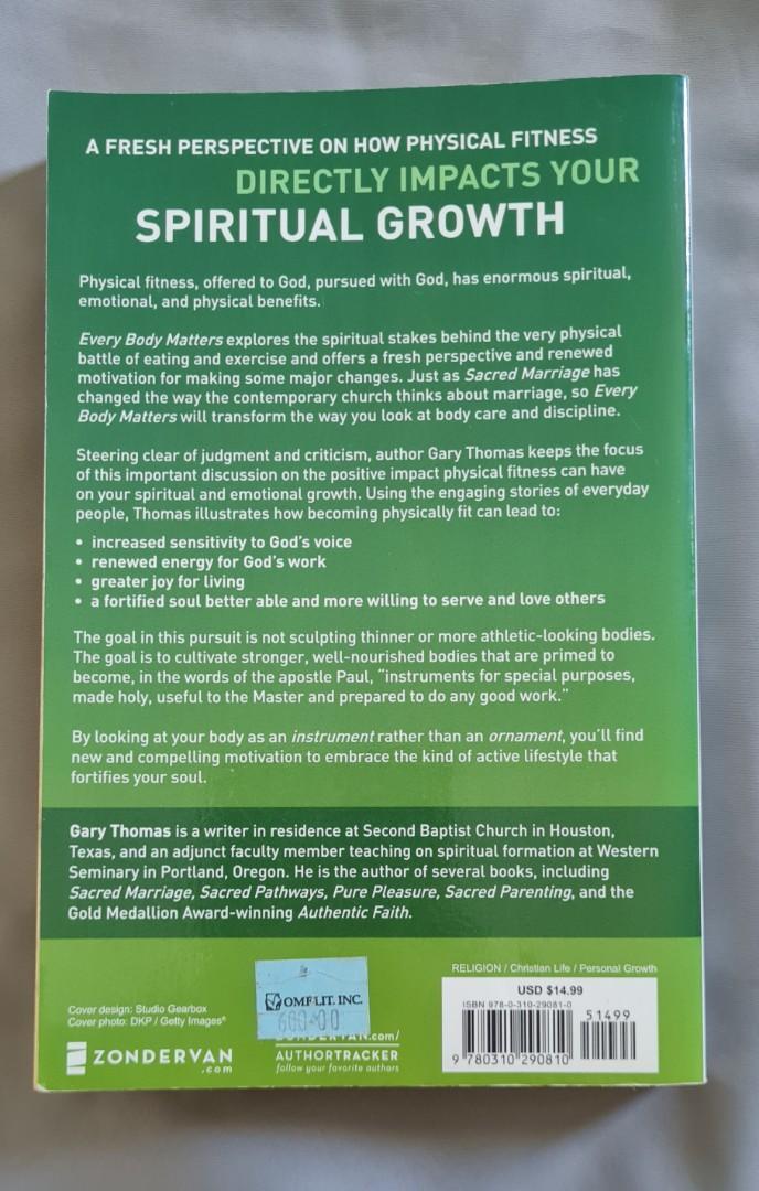 Every Body Matters by Gary Thomas, Hobbies & Toys, Books & Magazines ...