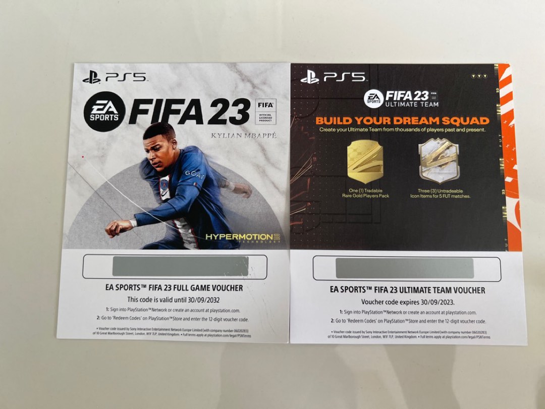 Fifa 23 digital game voucher, Video Gaming, Video Games, PlayStation on ...