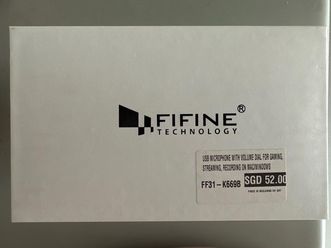 Fifine K668 USB microphone, Audio, Microphones on Carousell