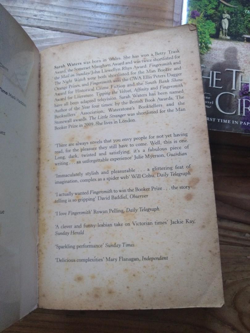 fingersmith by Sarah waters world book night 2011 edition, Hobbies ...