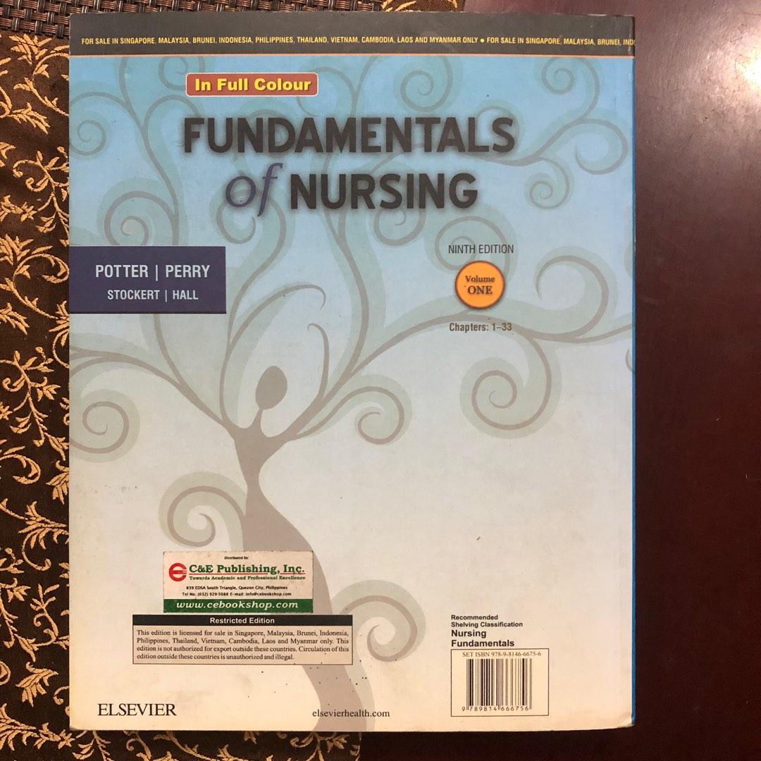 Fundamentals of Nursing by Potter Perry and Stockert Hall (Ninth ...