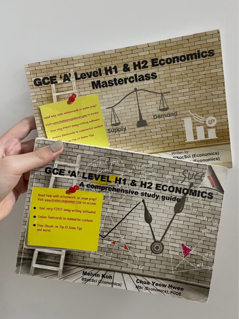 GCE A Level H1 & H2 Econs/Economics “A comprehensive study guide ...