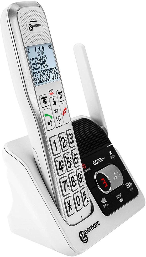 Geemarc Amplidect 595 U.L.E.- Highly Amplified 50dB Cordless Telephone with CALLER ID, Answering ...
