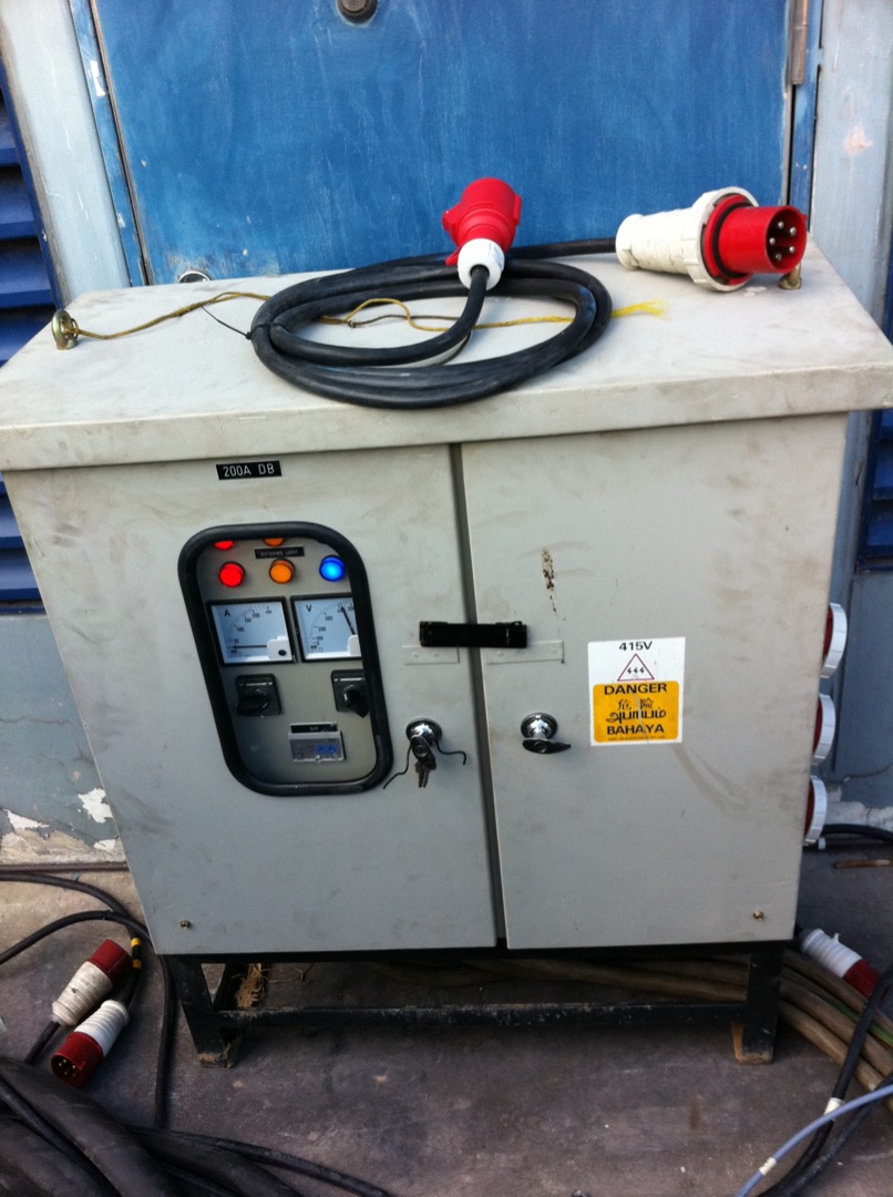 Generator and DB box for tentage, Lifestyle Services, Others on Carousell