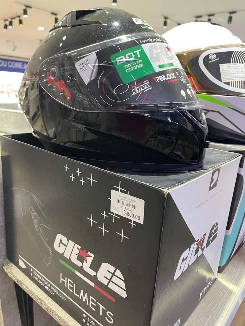 Gille Full Black Helmet Icc Approved, Motorbikes, Motorbike Parts & Accessories, Helmets and ...