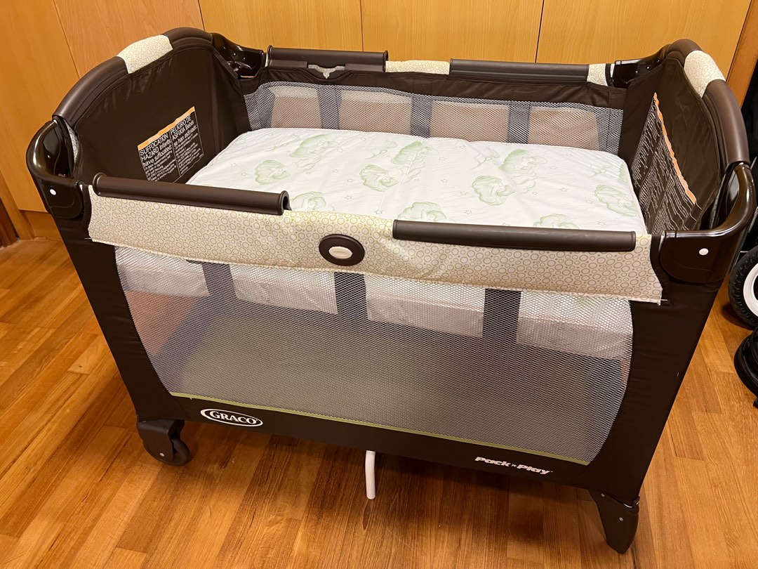 Graco Pack and Play with extra mattress!, Babies & Kids, Baby Nursery ...