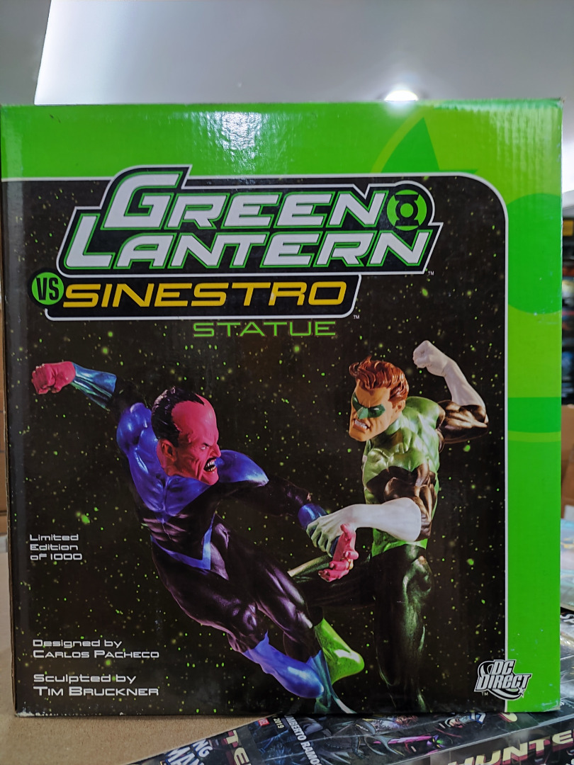 Green Lantern vs Sinestro Statue 2005 Carlos Pacheco, Hobbies & Toys ...