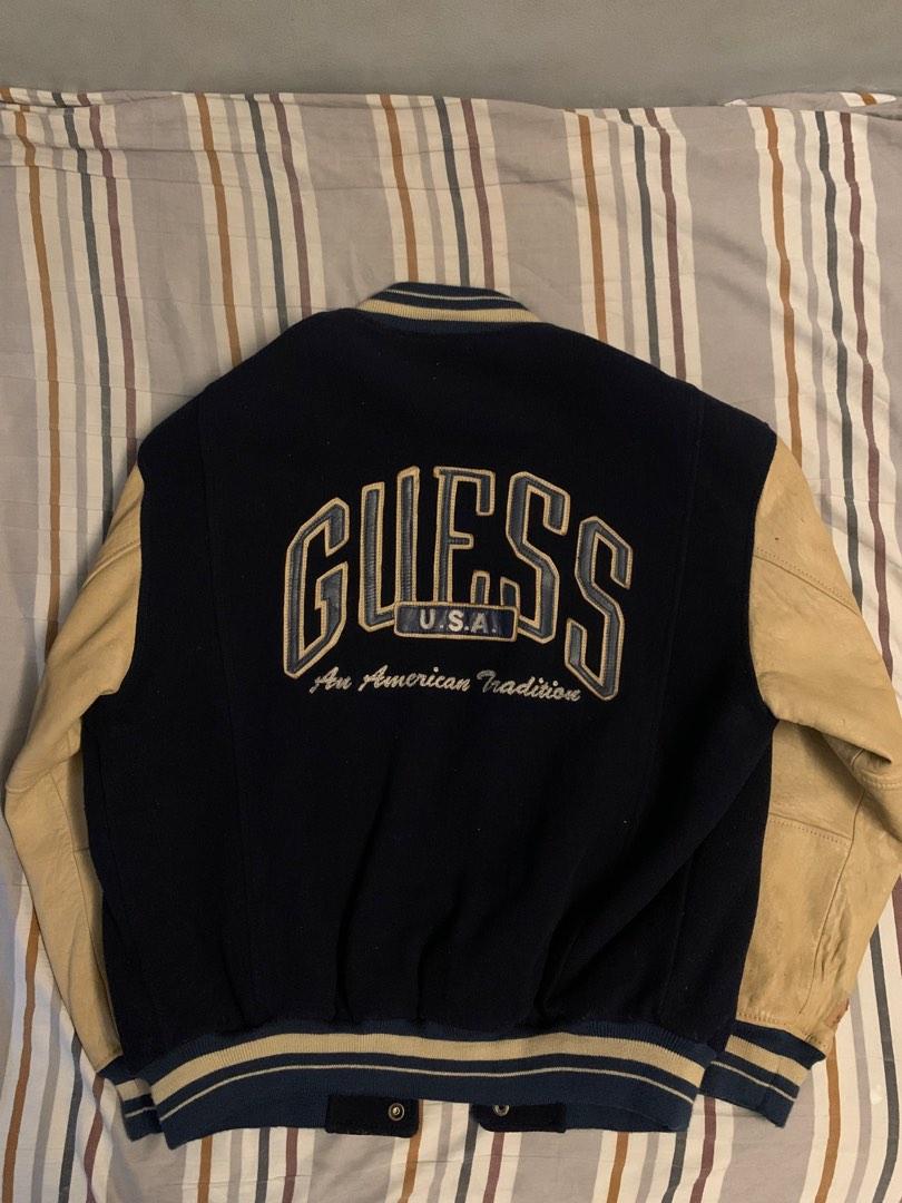 GUESS Varsity Jacket, Men's Fashion, Coats, Jackets and Outerwear on ...