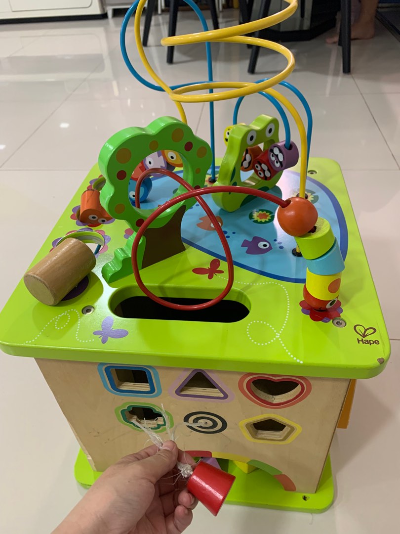Hape big activity cube, Babies & Kids, Infant Playtime on Carousell