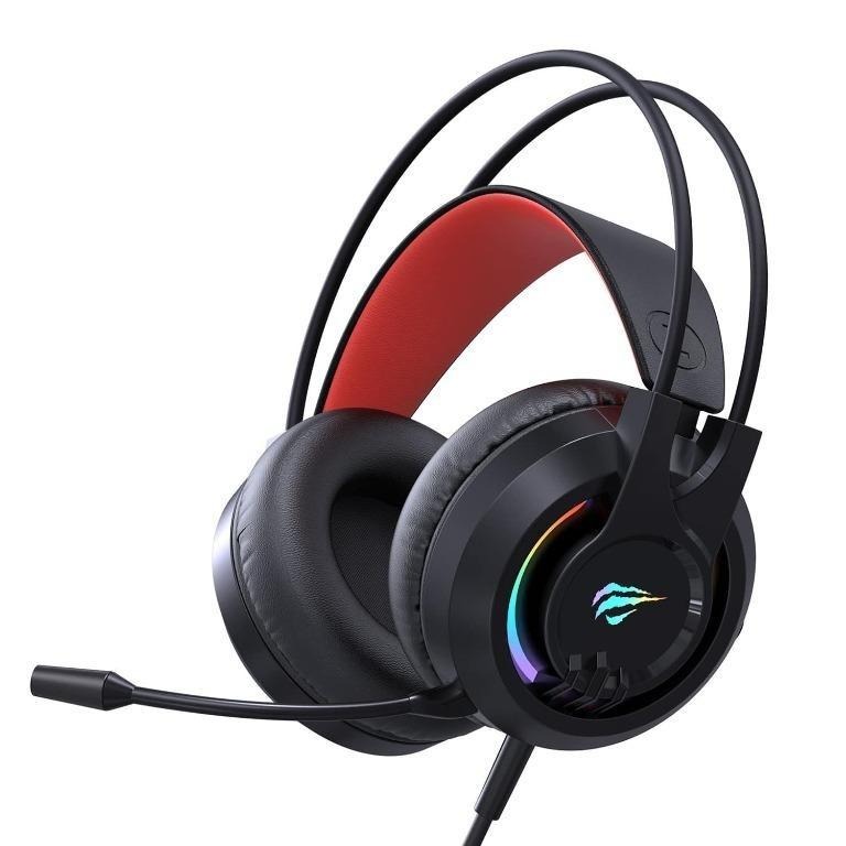 HAVIT H2020D RGB GAMING HEADSET WITH STEREO SURROUND SOUND & VOLUME ...