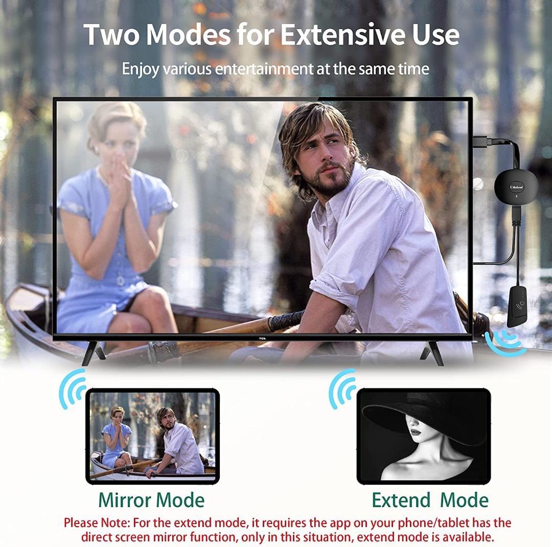 HDMI Miracast Wireless Display Dongle Adapter, 4K HD Video Mirroring ...