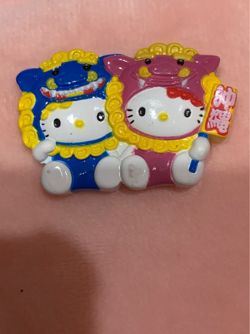Hello Kitty Dragon Pair Magnet, Hobbies & Toys, Toys & Games on Carousell