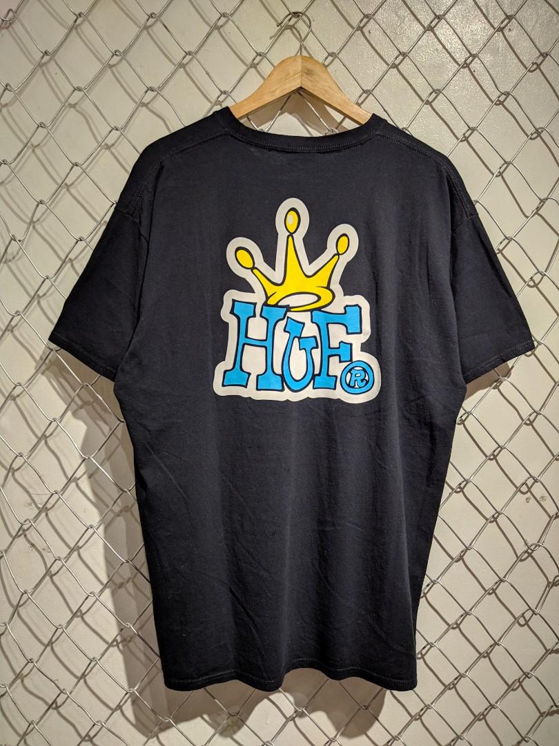 HUF GRAFFITI CROWN LOGO TEE, Men's Fashion, Tops & Sets, Tshirts & Polo ...